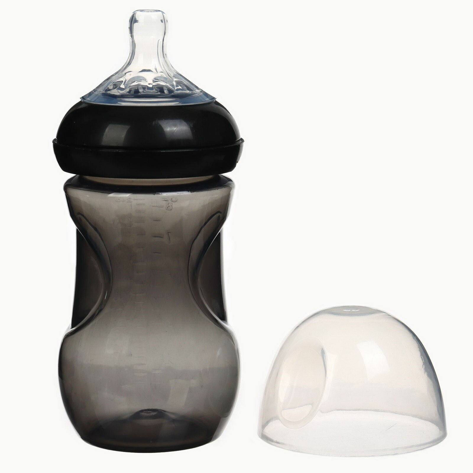 Бутылочка для кормления M&B Natural, широкое горло ?50 мм, от 6 мес, 260 мл, черный