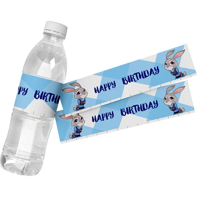 Украшения для дня рождения в стиле «Зверополис» от Disney, воздушные шары, баннеры, посуда, украшения для тортов, товары для вечеринок и фестивалей, товары для детских праздников