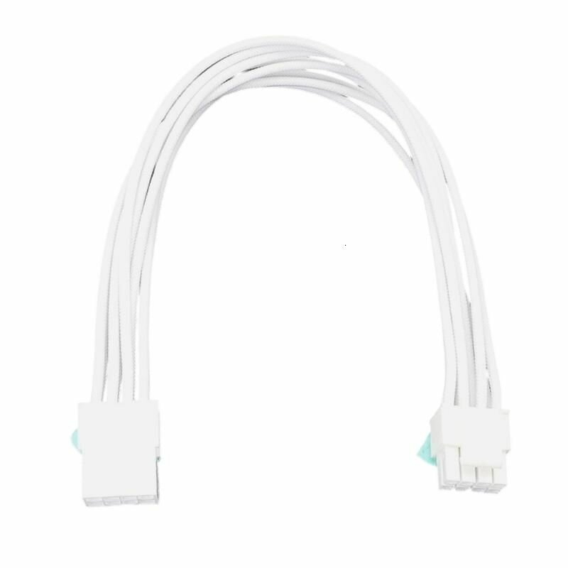 8Pin удлинитель питания CPU и видеокарты, Белый