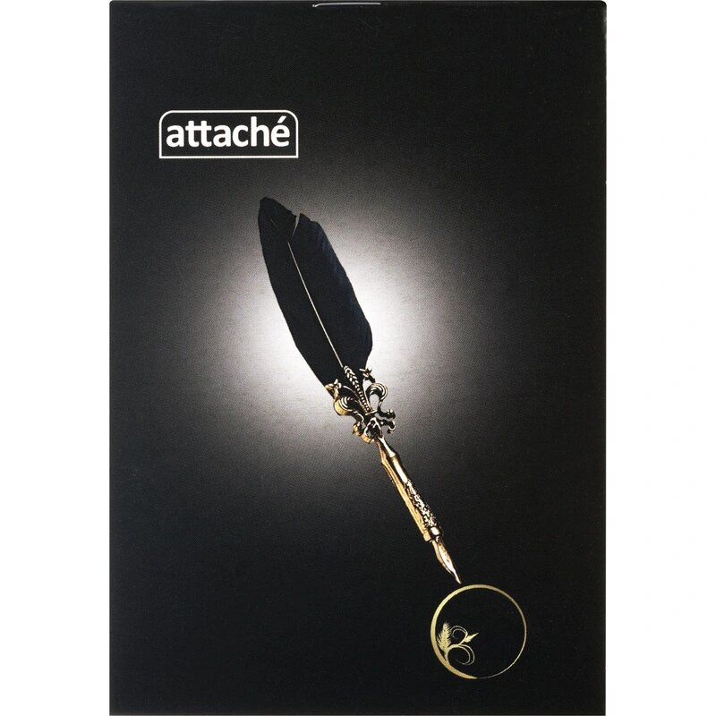 Блокнот Скрепка А6 32л. клетка ATTACHE офис. (БК)