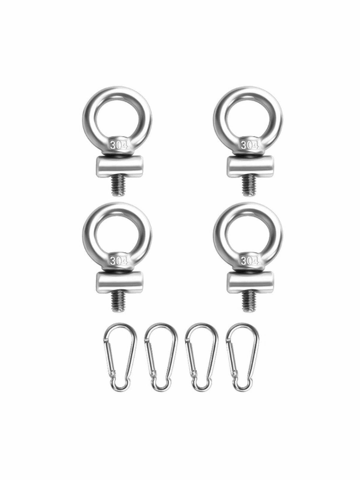 Фиксаторы рейки для тента, Крепежная гайка для подъема 4 мм, Карабинные крючки для кемперов