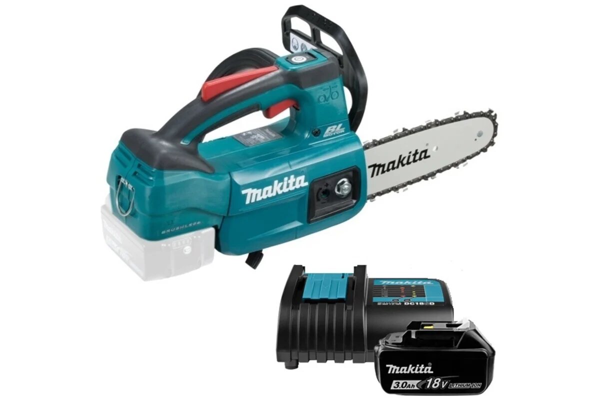 Аккумуляторная цепная электропила Makita DUC204SF LXT 18Вольт 1акб 3Ач шина 20см