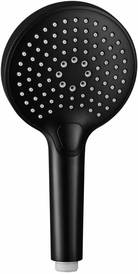 Душевая лейка AQUAme AQM8510MB 120 мм, 3 режима, черный матовый