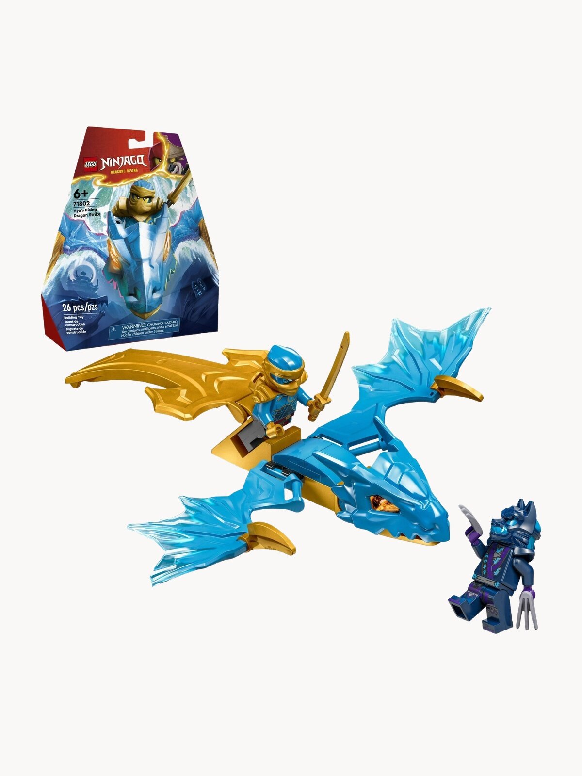 Конструктор LEGO Ninjago 71802 Удар восходящего дракона Нии, 26 дет.