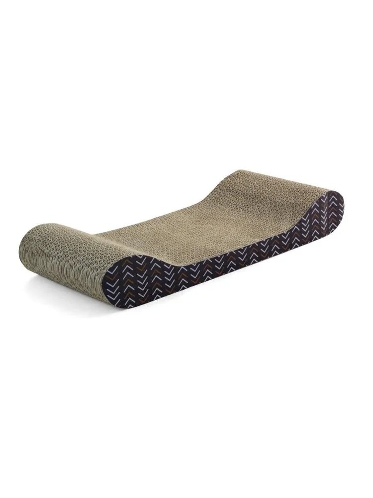 Когтеточка-лежанка Triol "Софа" из гофрокартона, для любых кошек 490*185*75мм