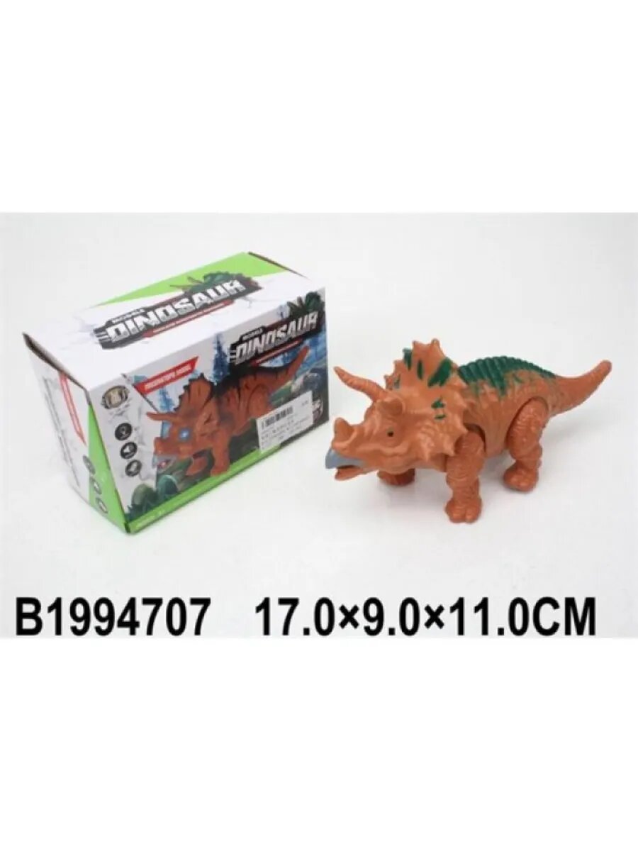 Динозавр на бат, свет и звук. эффекты, в коробке
