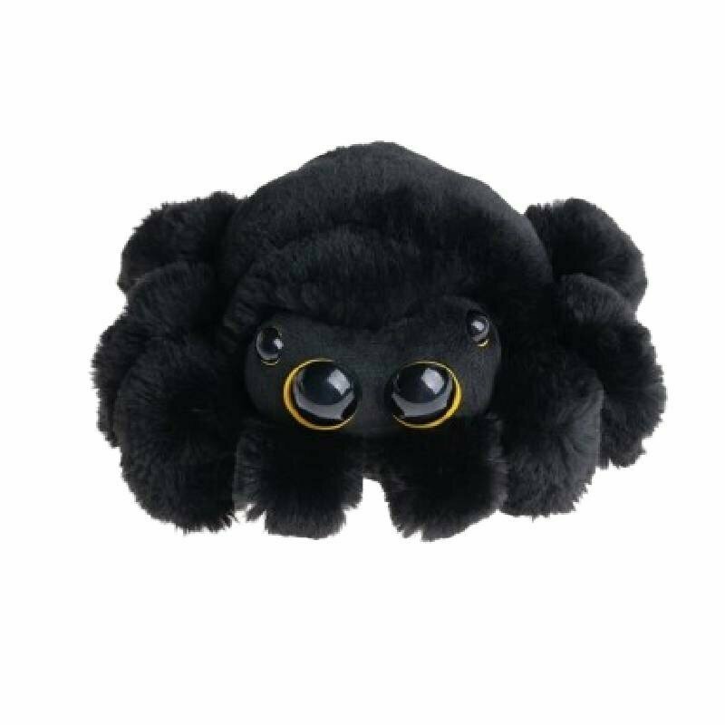 Очаровательальная мягкая игрушка в виде черного паука для коллекционеров и любителей мягких игрушек