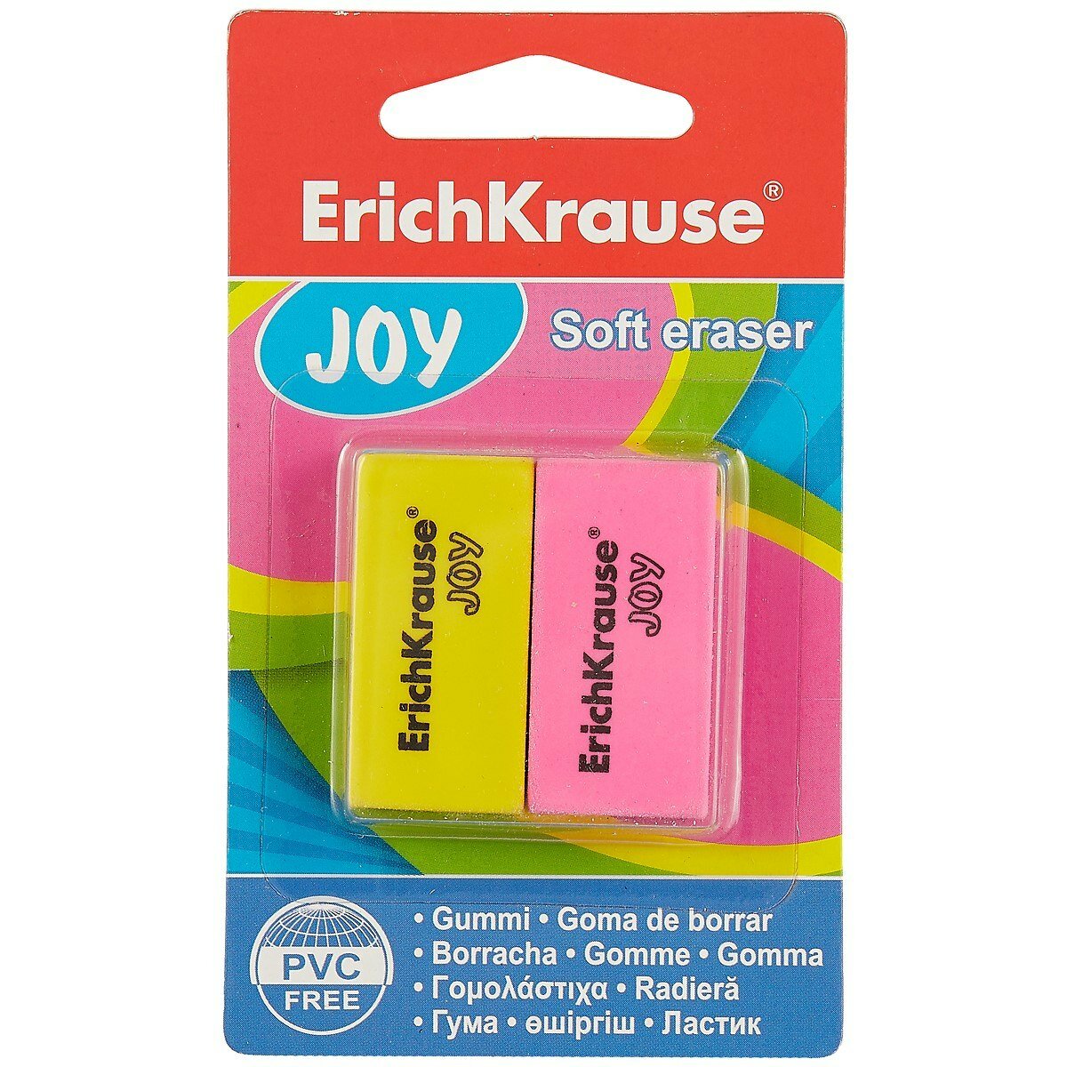 Ластик «Joy», Erich Krause, 2 штуки