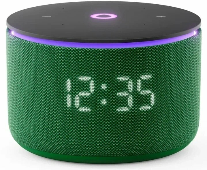 Умная колонка Yandex Станция Мини 3 Про Алиса зеленый 18W 1.0 BT/Wi-Fi YNDX-00059GRN