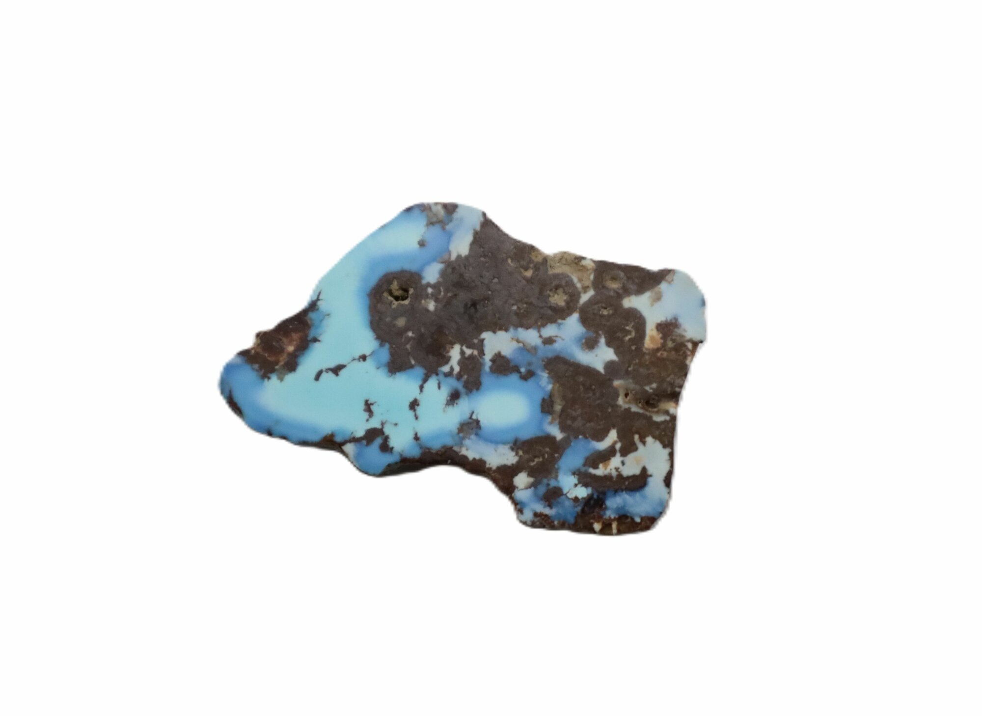 Натуральная Бирюза 2.3 см*1.4 см