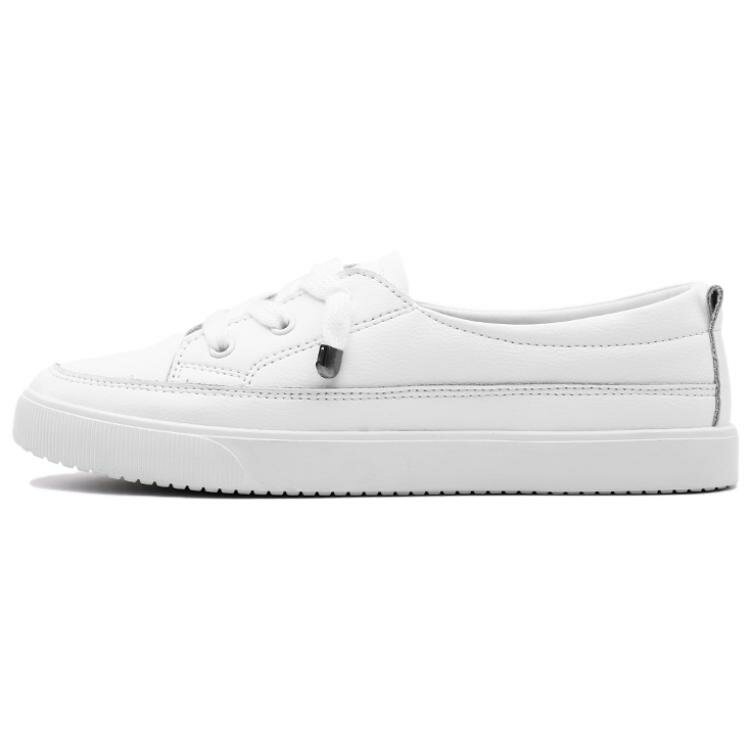 Кеды женские AGSDON низкопрофильные для скейтборда, белые, 39 EU