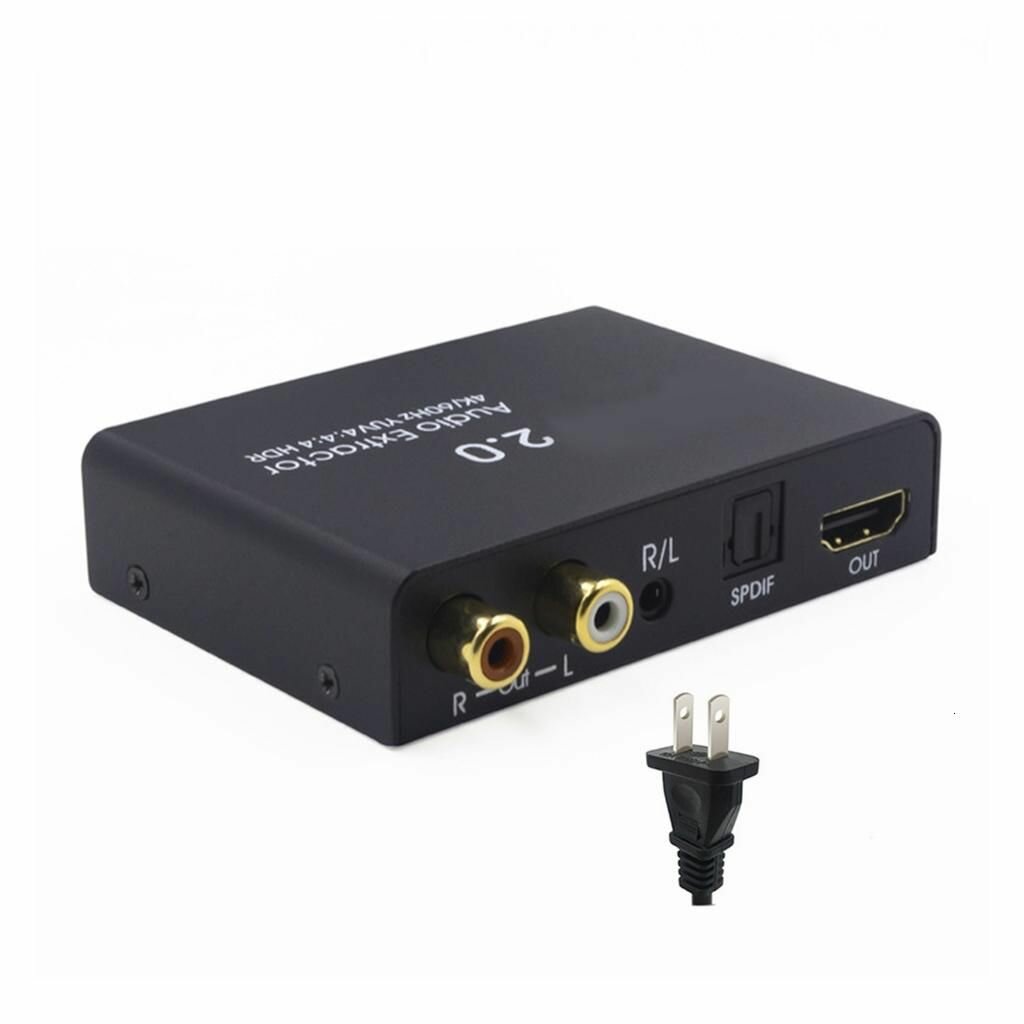 Аксессуар для аудиотехники, Аудиоразветвитель 4K HDMI2.0 на HDMI со стереозвуком L/R-стандарт США