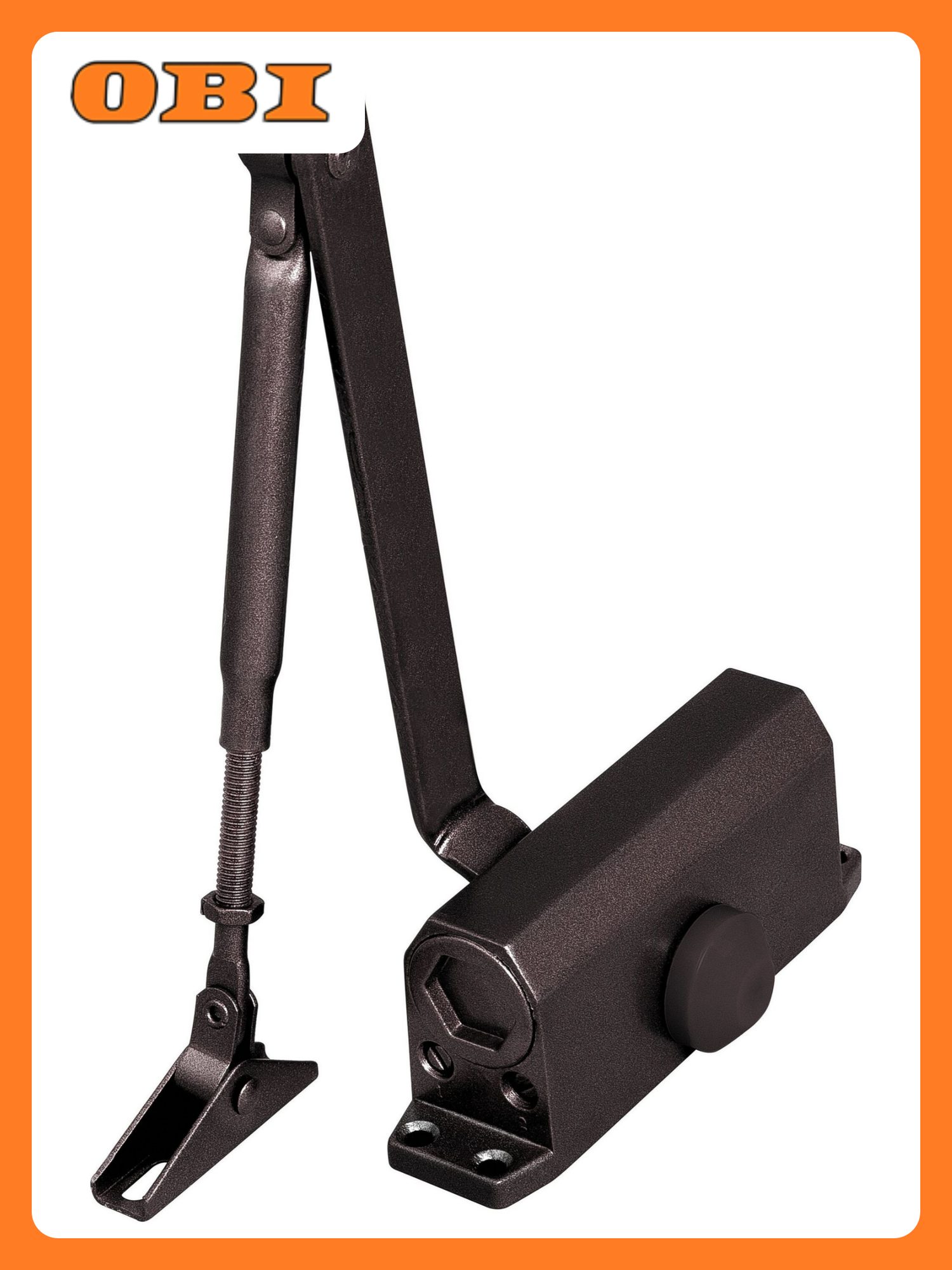 Доводчик Punto SD-2030, для дверей 40-55 кг, коричневый, алюминий