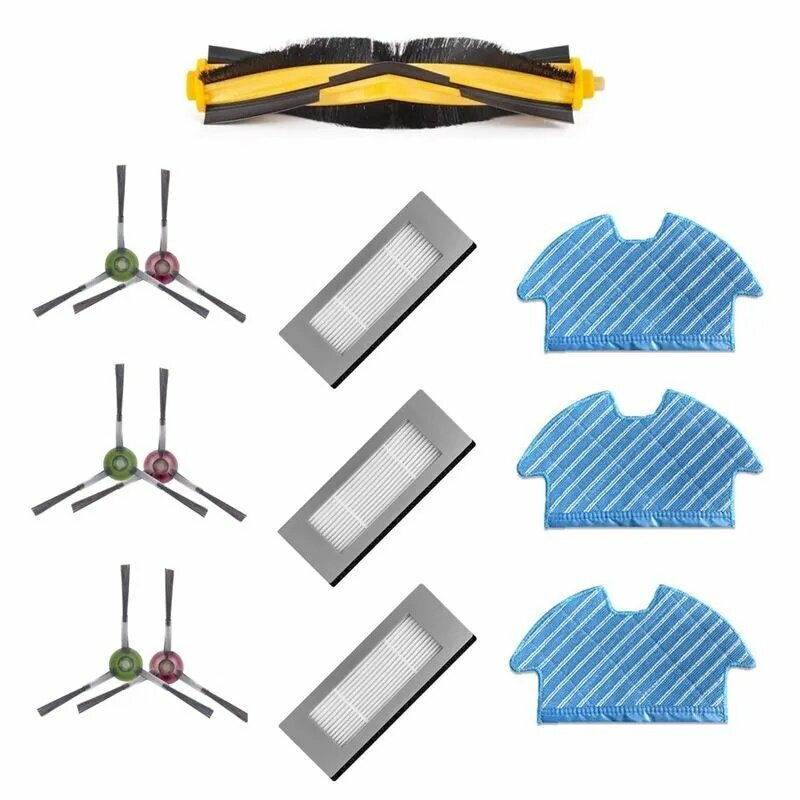 Для Deebot OZMO 900 основная боковая щетка HEPA фильтр салфетки для швабры