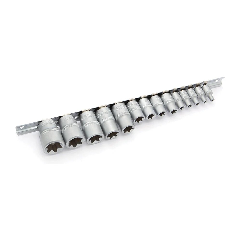 Набор, Дело, головок Дело Техники TORX 1/4", 3/8", 1/2", 14шт. 623714, хромванадиевой стали, предметов