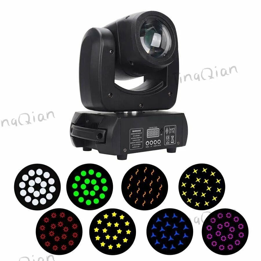 100W Strobe, 25 Spot Stage Lights в секунду, режимы: DMX и Auto, звуковое управление, DJ Party LED Motion, Prism 18