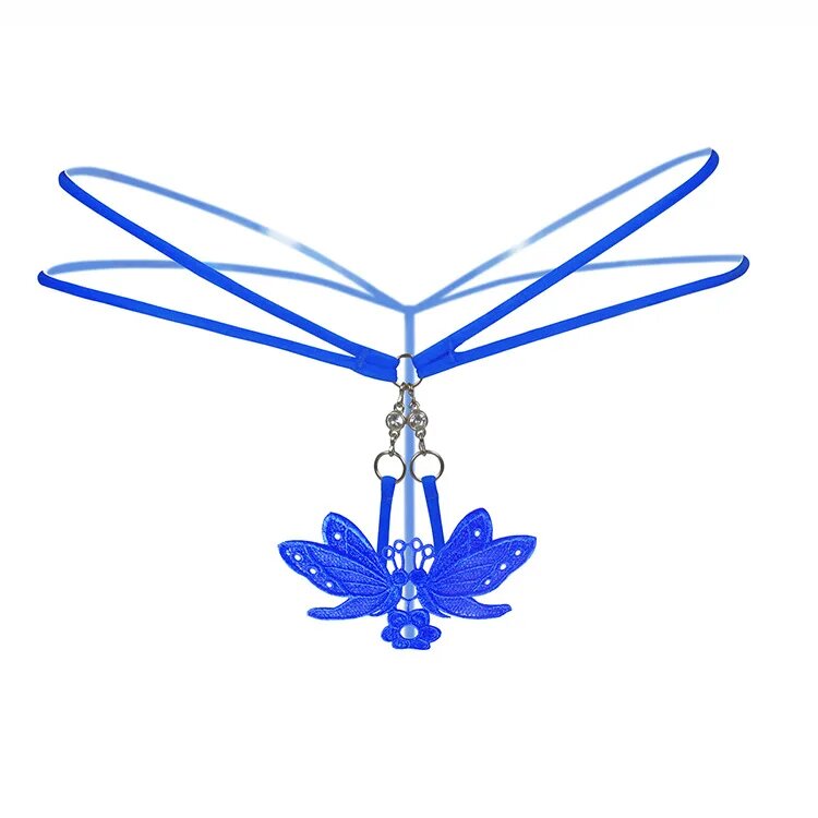 Стринги женские, прозрачные, с вышивкой, с низкой талией, Эротические трусики