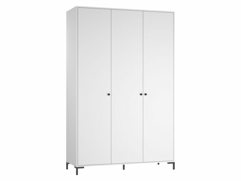 Шкаф распашной для одежды "Пронто 3" 135х210х52 Белый