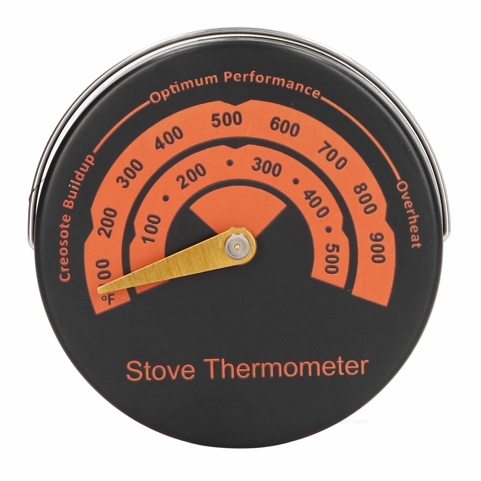 Термометр для дровяной печи Магнитные газовые плиты Измеритель верхней температуры, избегающий перегрева 0 500