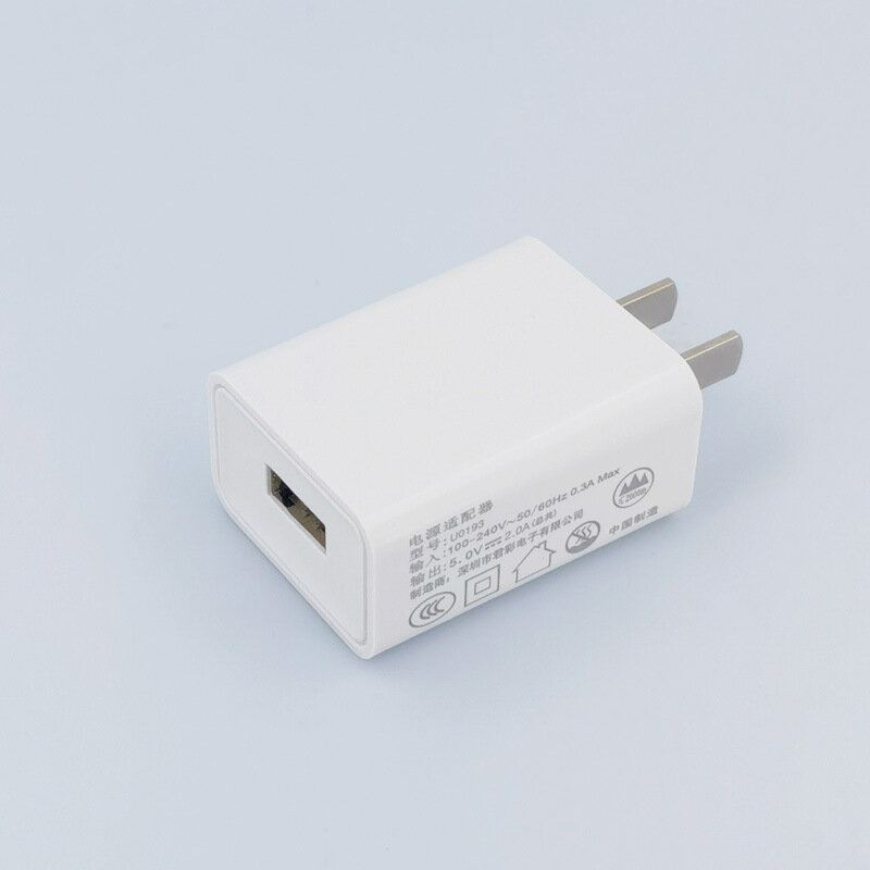 5V2A Одноканальный USB-адаптер для мобильных телефонов белый компактный надежный зарядный блок