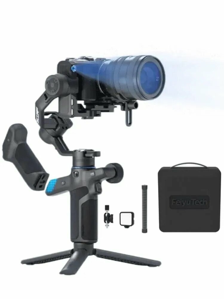 Feiyu SCORP Mini 3 Pro 3 kit -осевой стабилизатор с AI Tracking и нагрузкой до 2 кг
