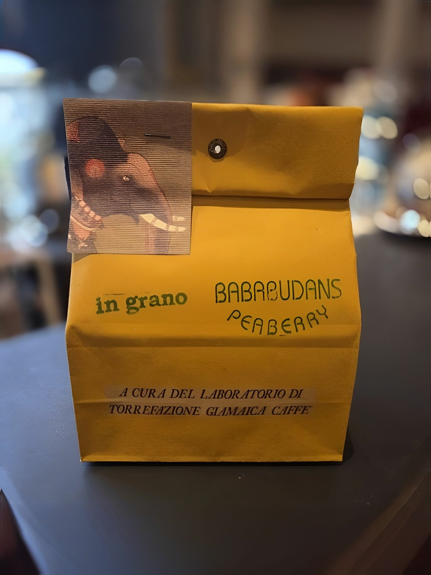 Кофе в зернах Giamaica Caffe "Bababudans Peaberry", 250 гр.