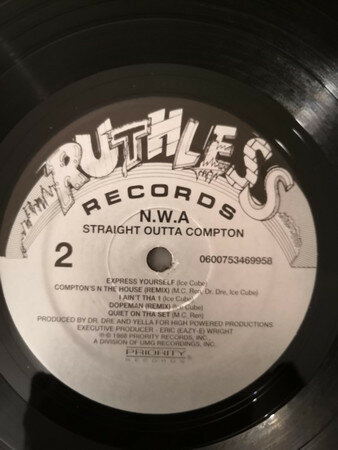 N.W.A. - Straight Outta Compton (LP) — фото 1