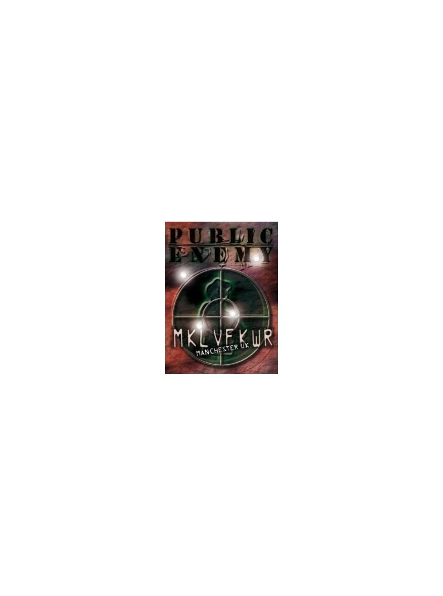 PUBLIC ENEMY Manchester uk live 2DVD. 22 DVD