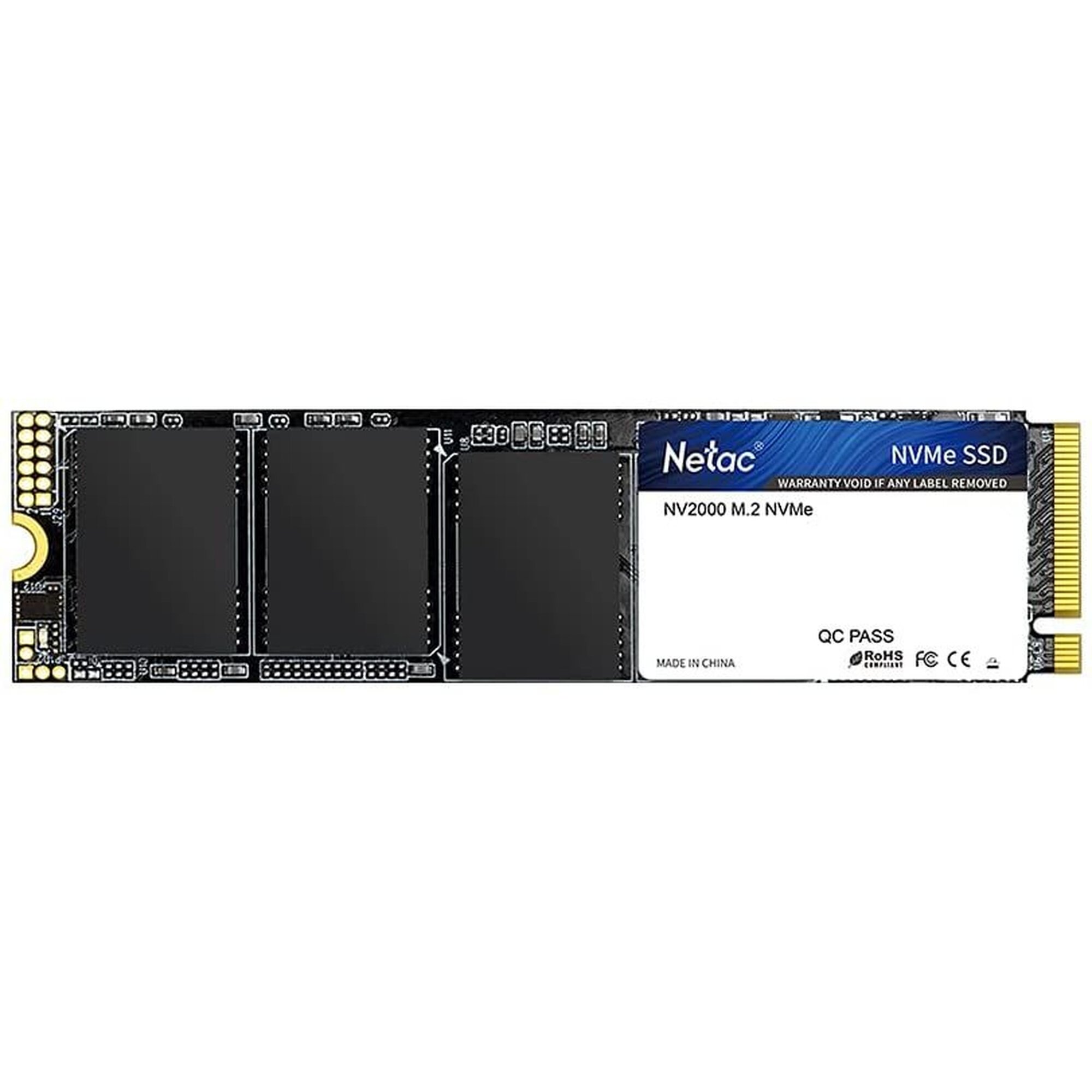 Накопитель SSD Netac PCI-E 3.0 x4 1Tb NT01NV2000-1T0-E4X NV2000