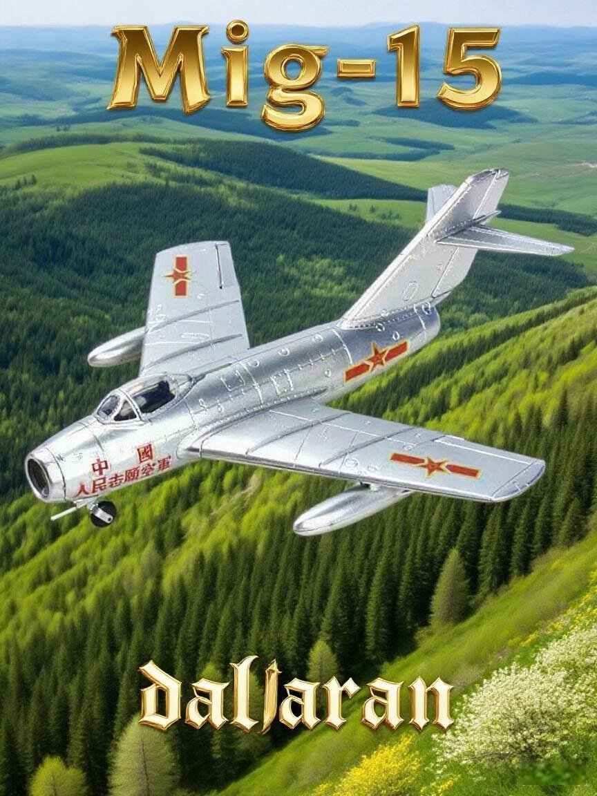 МиГ-15 сборная модель самолетов 1/48 - (СССР) без клея и окраски - Dalaran