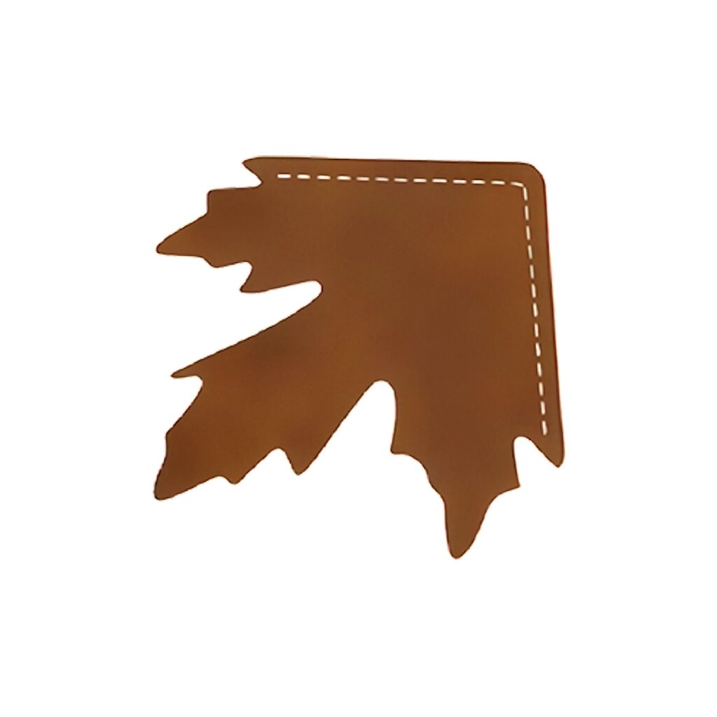 Стильные закладки из искусственной кожи с дизайном в виде кленового листа Держатель для страниц из мягких материалов компактного размера для удобства переноски