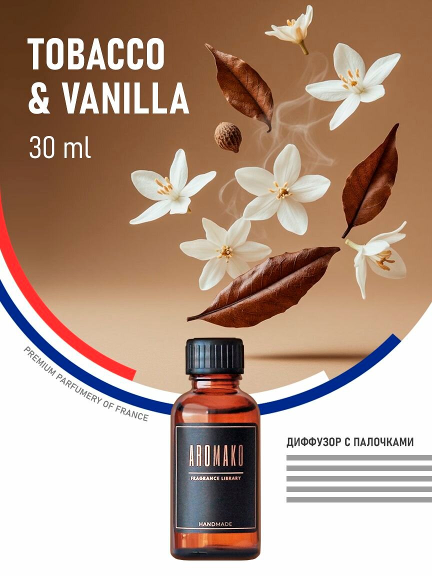 Диффузор для дома TOBACCO & VANILLA, 30 ml