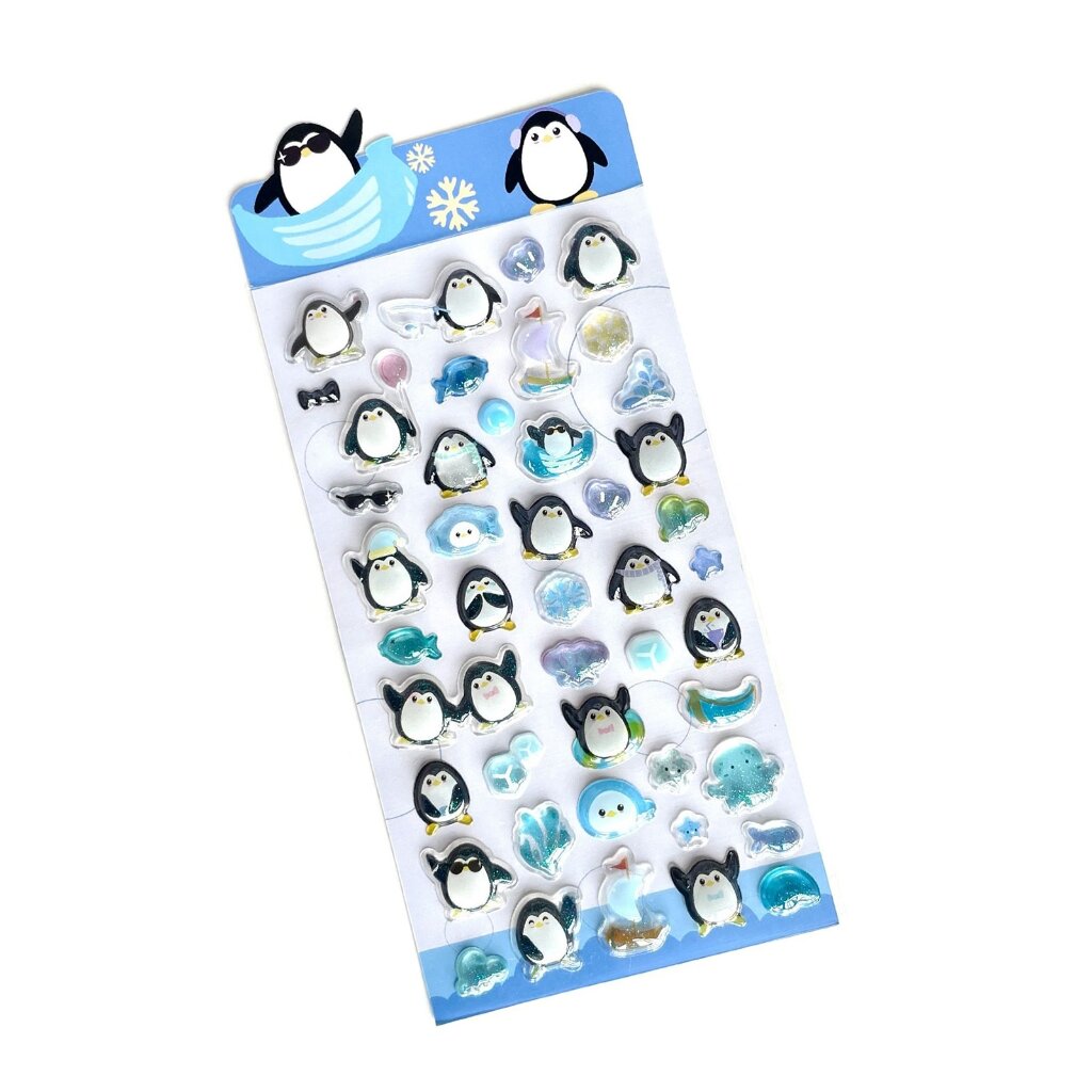 3D Блестящая наклейка с кристаллами Пластиковая текстура для детских творческих поделок с многоразовым клеем и сверкающими рисунками