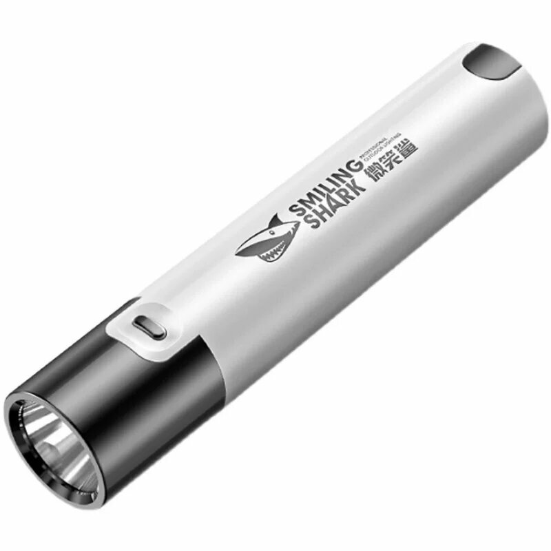 Многофункциональный перезаряжаемый мини-фонарь Smiling Shark с ярким светом для улицы, кемпинга, дома и портативного