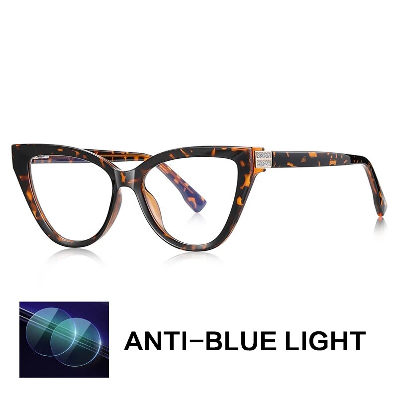 Gatenac фотохромные прогрессивные очки для женщин C3, Темно-синий, -100