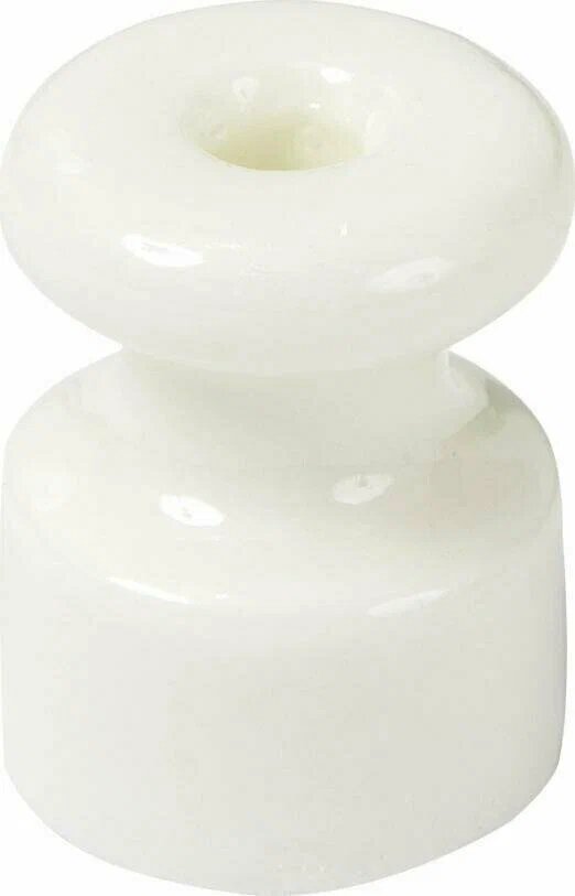 Изолятор Мезонинъ Classic белый для наружного монтажа витой проводки (комплект из 8 шт.)