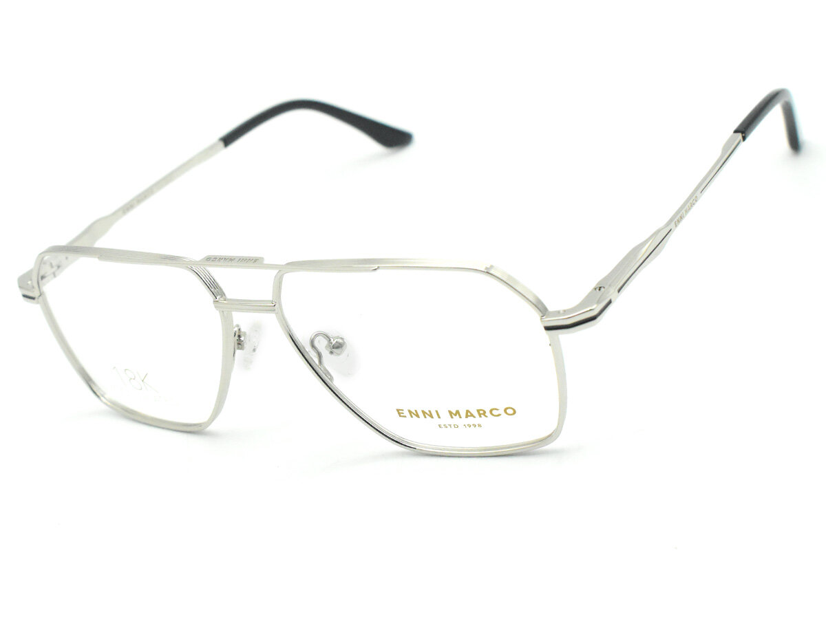 Оправа для очков Enni Marco IV 76-001 31G пол Унисекс форма оправы Авиатор цвет оправы Серебряный