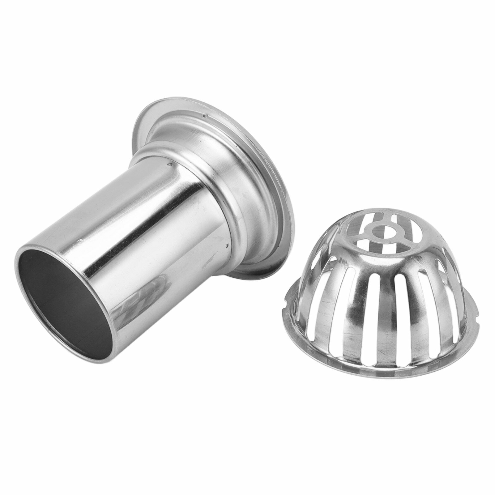 Трап для пола на крыше из нержавеющей стали, неблокирующийся балкон, наружное ведро для дождя, дренажные детали, круглые 4 дюйма