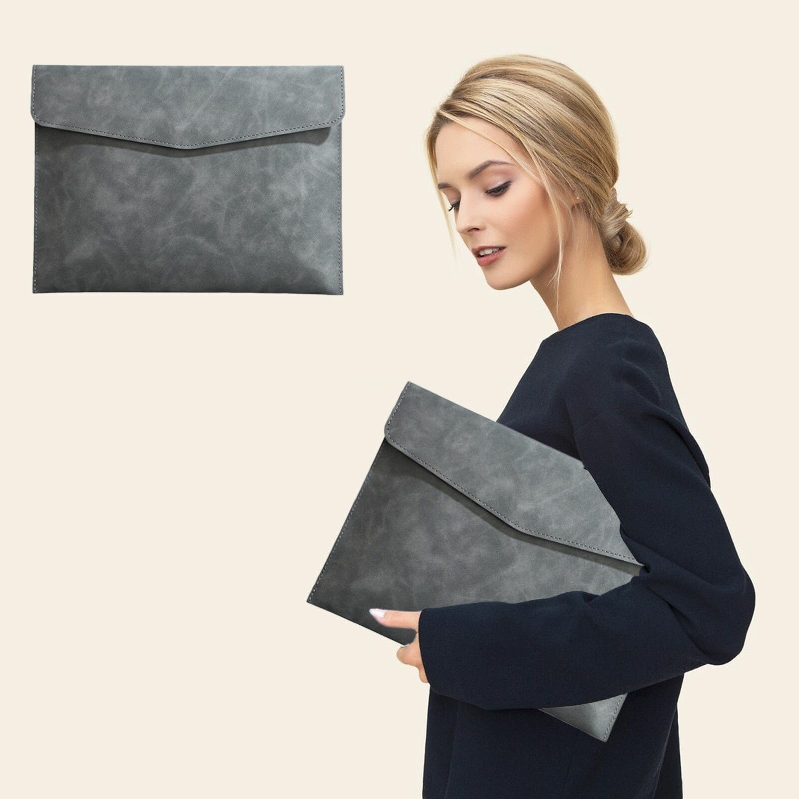 Папка с магнитным замком, пакет из коры A5, может поместить 100 листов