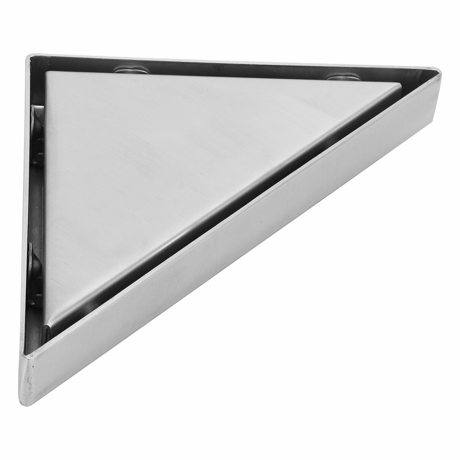 Комплект сливного трапа для пола Треугольный угловой слив из нержавеющей стали 304 для душевой комнаты и ванной комнаты