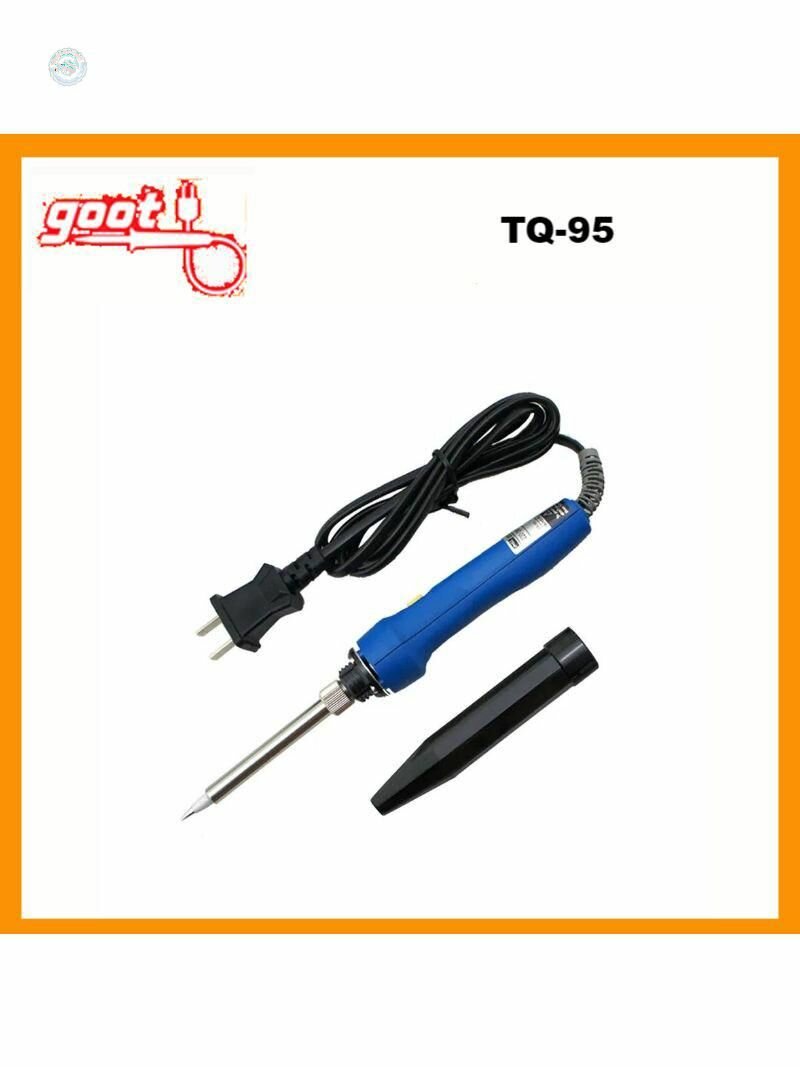 GOOT TQ-95, паяльник быстрого нагрева с регулируемой мощностью 20-130 Вт, керамический нагреватель, переключатель триггер, эргономичная ручка, инструмент для ремонта электроники
