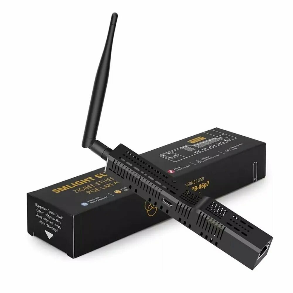 Zigbee 3.0 к Ethernet, USB, WiFi адаптеру - без PoE, координатор шлюза