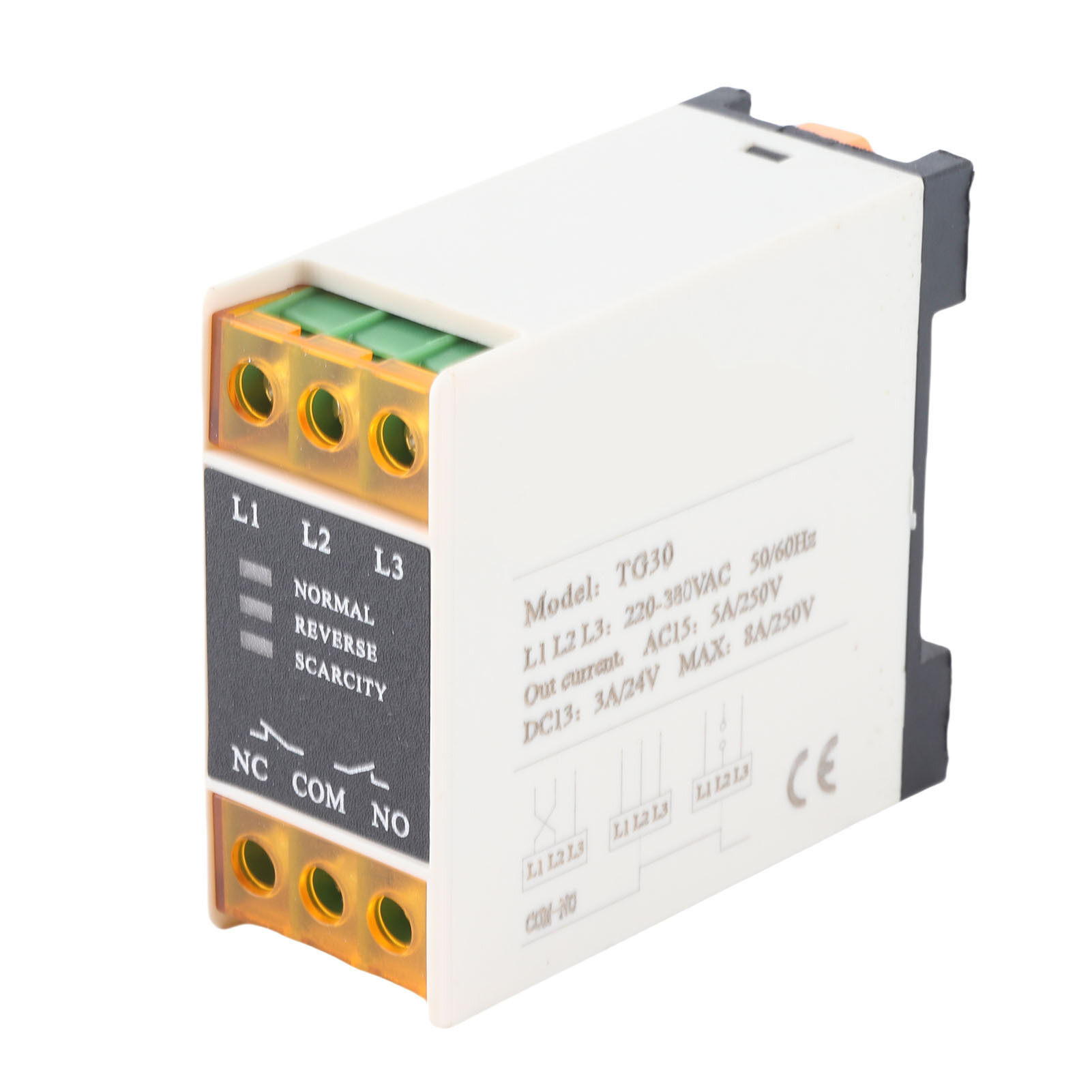 TG30 Трехфазное реле последовательности фаз, защита от обрыва фазы, 220-380 В переменного тока