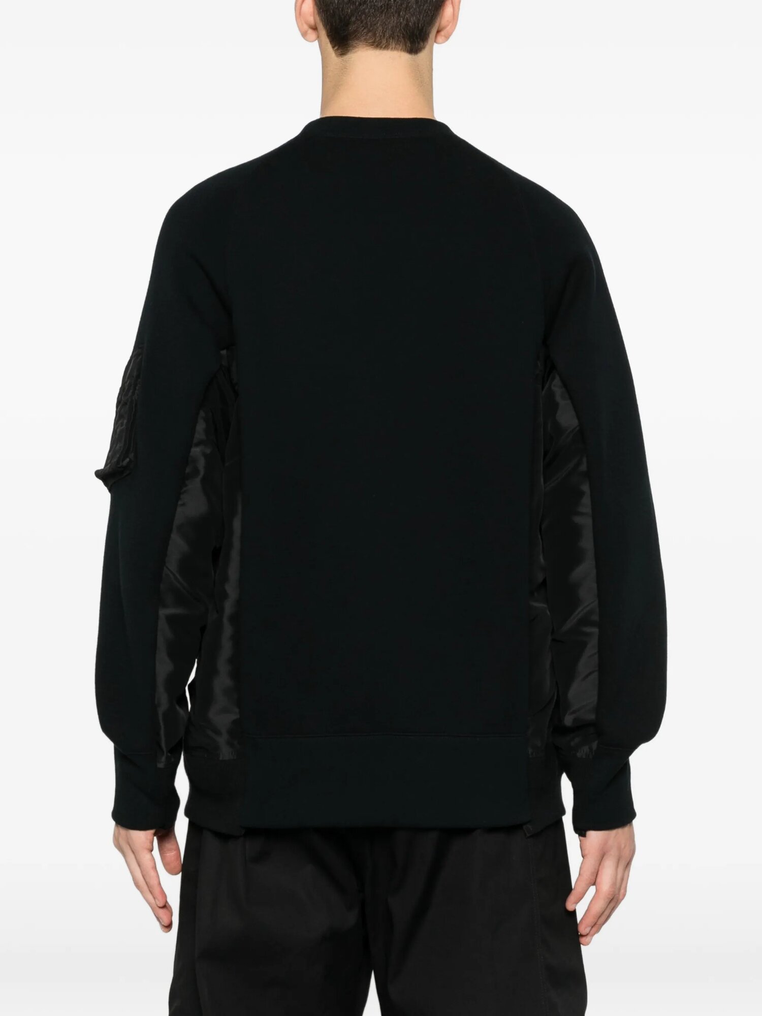 Толстовка Sacai, размер 46, , black/black — фото 1