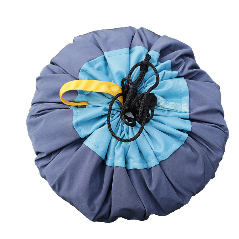 Очень большой переносной коврик-сумка для хранения и организации игрушек, быстрозакрывающаяся сумка на шнурке для