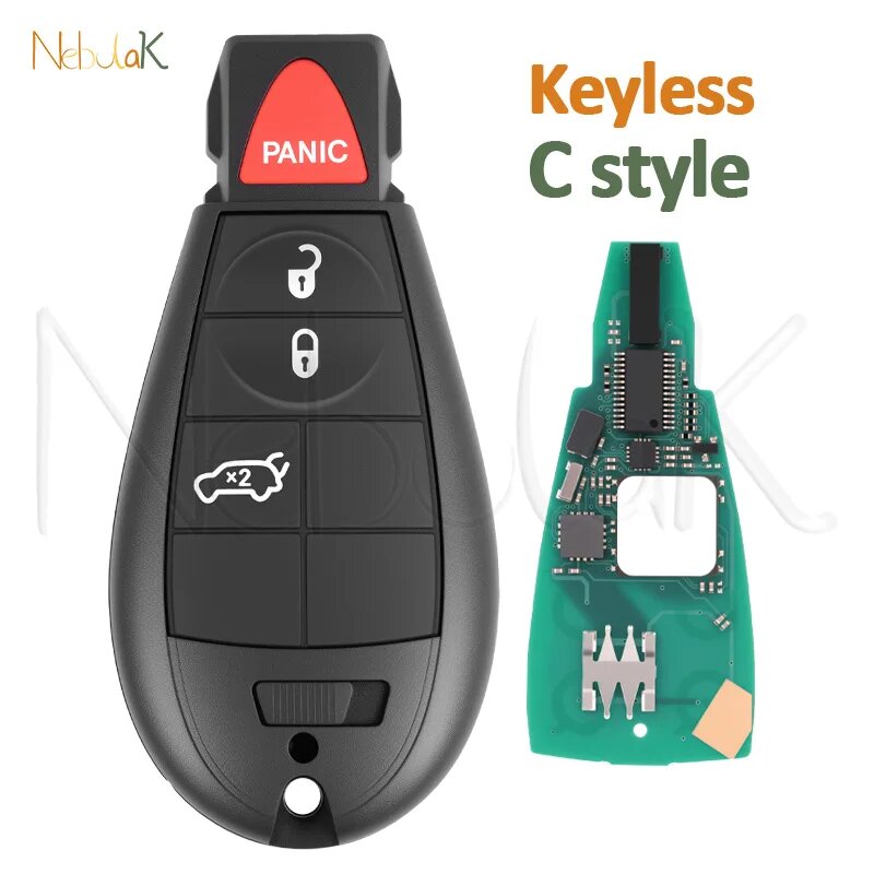 Смарт-ключ подходит для Jeep Grand Cherokee Chrysler Town Country 300 Dodge Caravan Ram Challenger, зарядное устройство 1YZ-C01C, брелок приближения