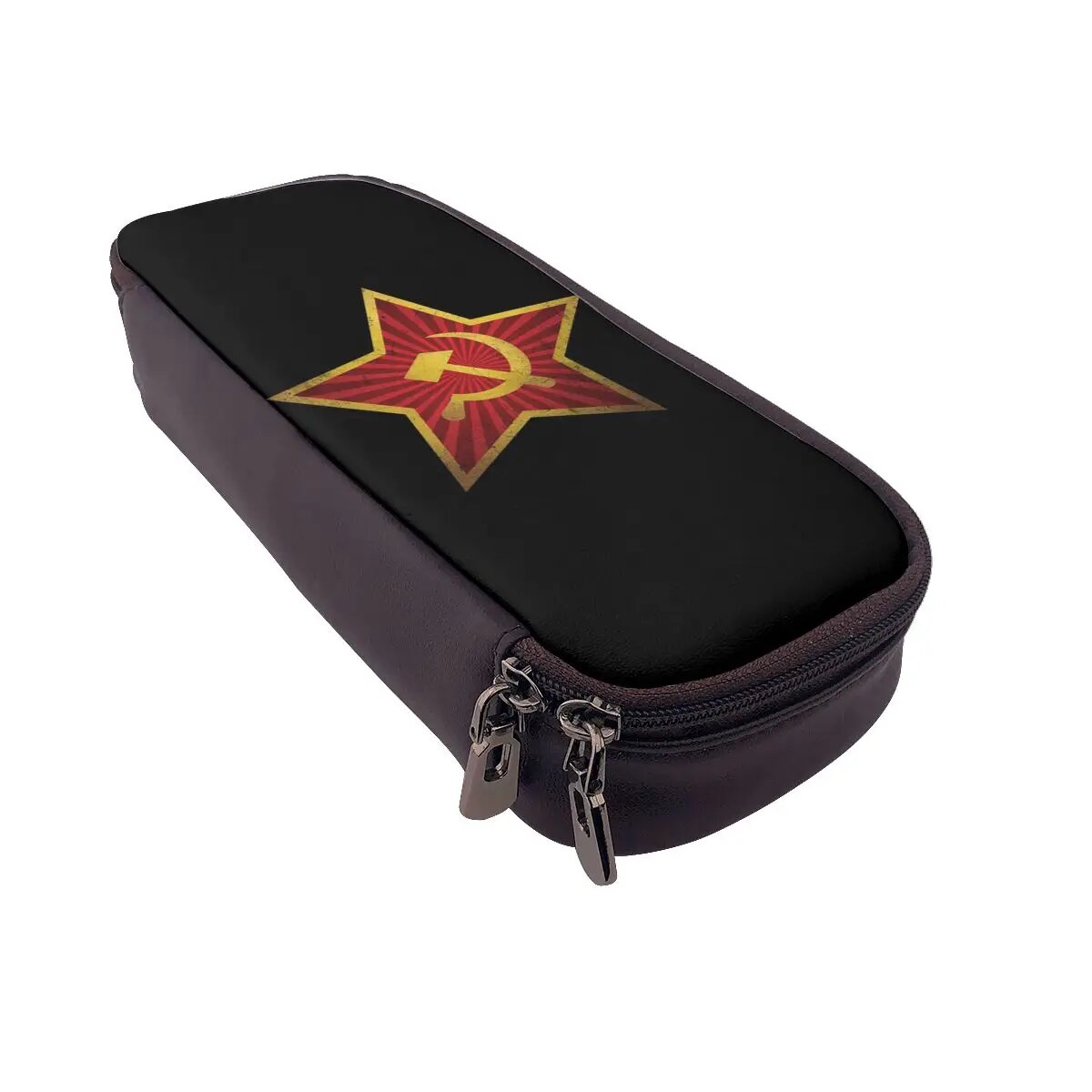 Кожаный пенал СССР Молот и серп 5