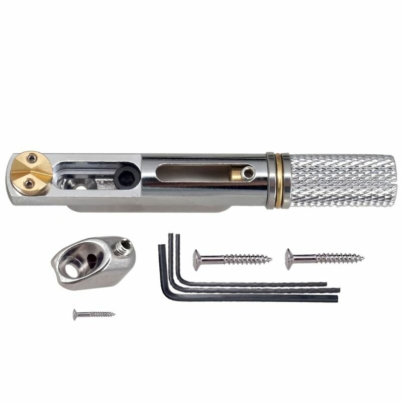 Безголовая электрогитара split Qin bridge stringer-Серебристый