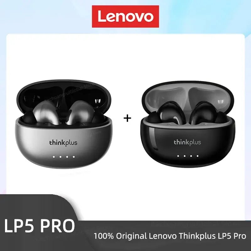 Lenovo Thinkplus LP5 PRO наушники-вкладыши, серые и черные