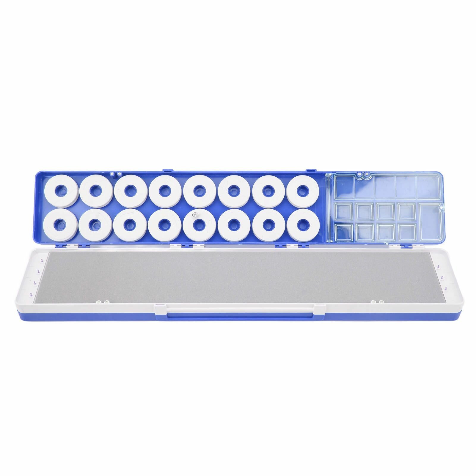 Коробка для поплавков 3 слоя 3 в 1 хранение рыболовные снасти синий